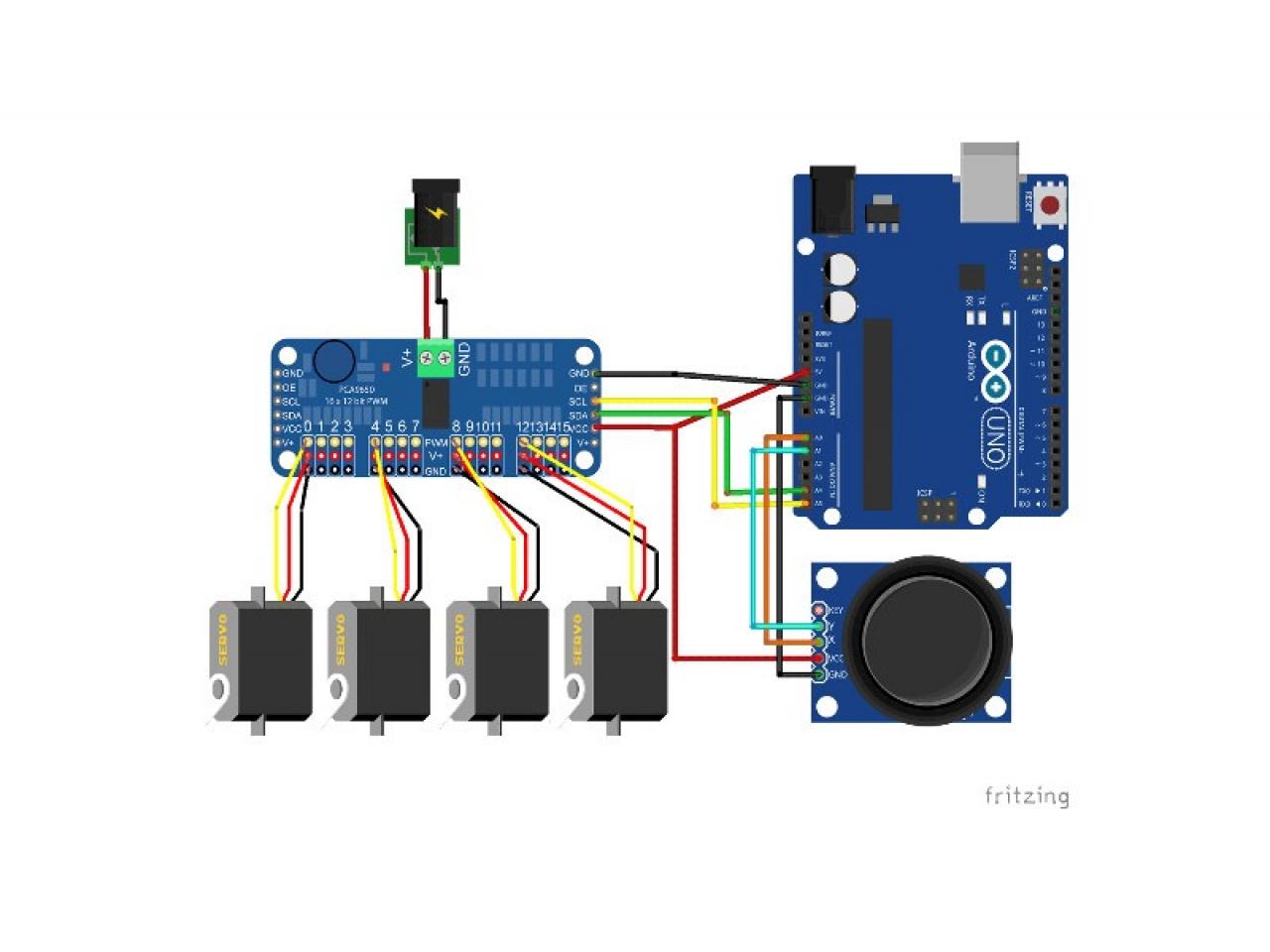 Controlador Servos 16 Canales I2c Pca9685 Pwm Arduino - Oferta ...