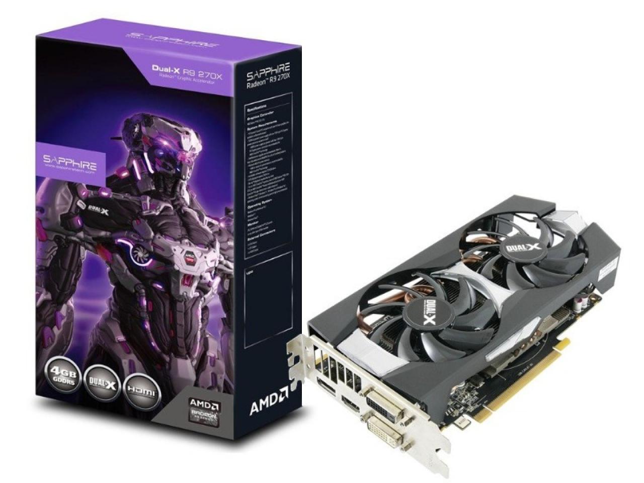 Liquido Hoy Placa De Video Sapphire R9 270 Dual-x Oc 2gb Gddr5 Amd Radeon Gamer (símil A Gtx ...
