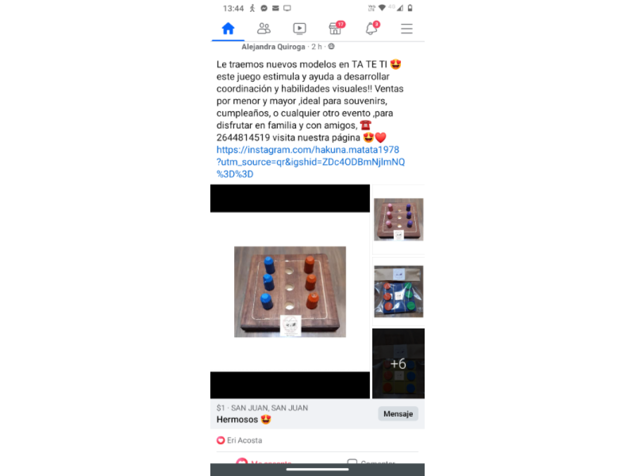 Juegos De Ta Te Ti (de Madera) Diversos Colores Y Diseños - Comprá en ...