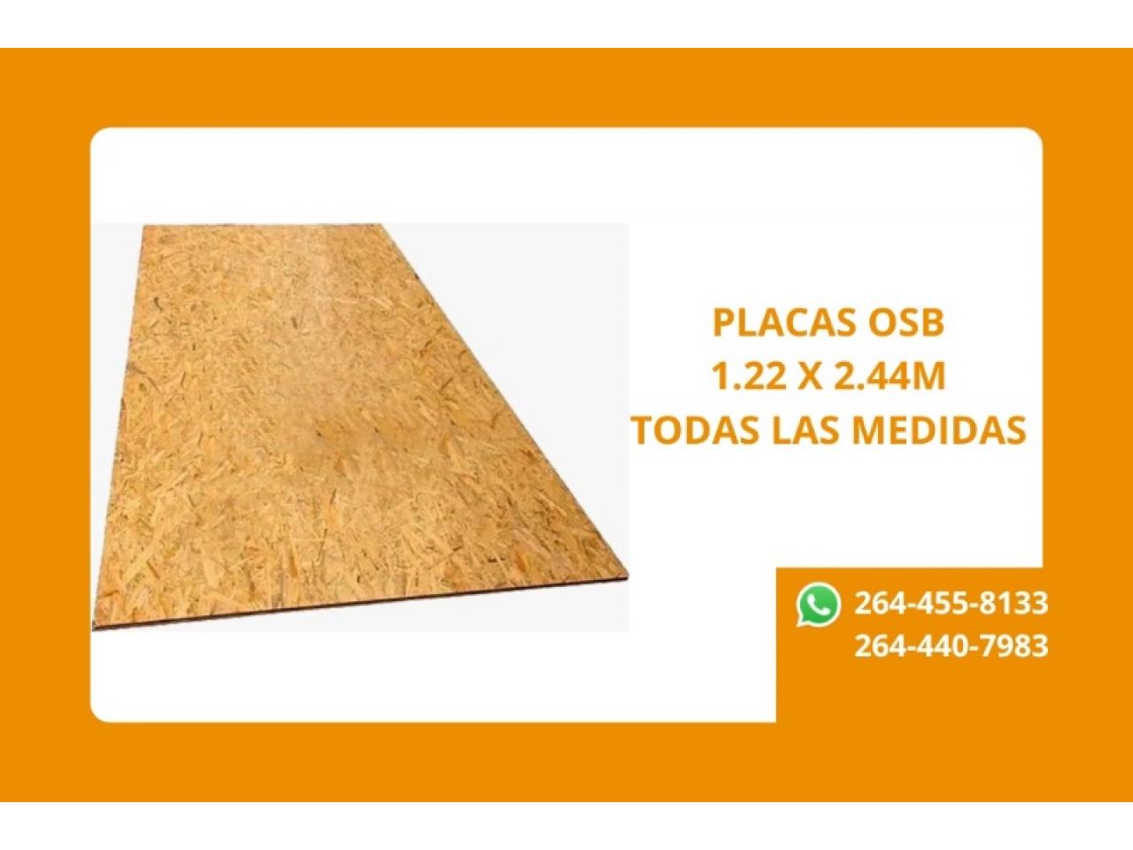 Placas Osb 1.22 X 2.44m - Comprá en San Juan